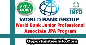 World Bank Junior Professional Associate JPA Program 2024