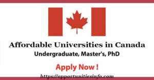 Affordable Universities in Canada for International Students
