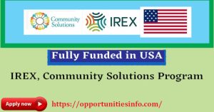 Community Solutions Program in USA 2024 [Fully Funded]