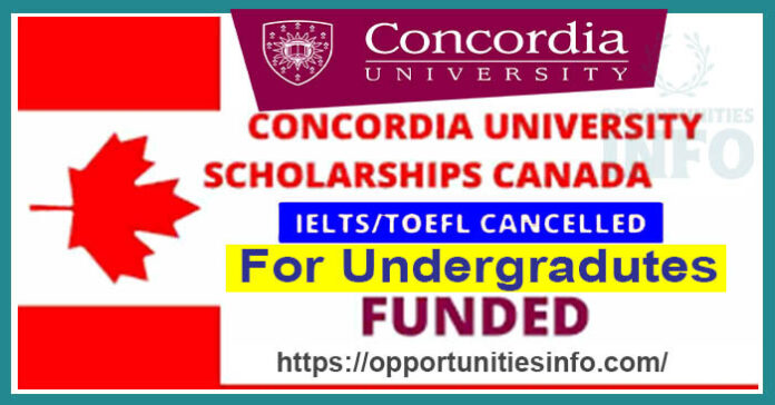 Concordia University Scholarships 2026-27 in Canada [Funded]