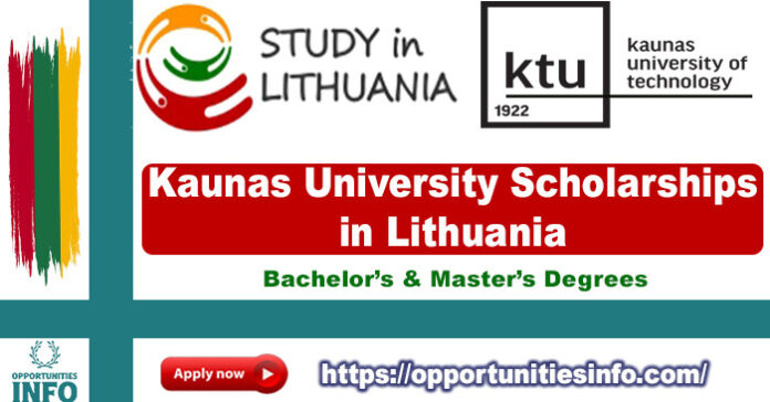 Kaunas University Scholarships 2026-27 in Lithuania | Study Abroad in ...